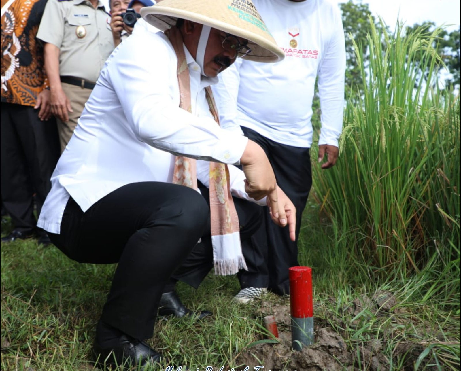 Sejuta Patok Batas Lahan Terpasang Serentak - Bercahaya News