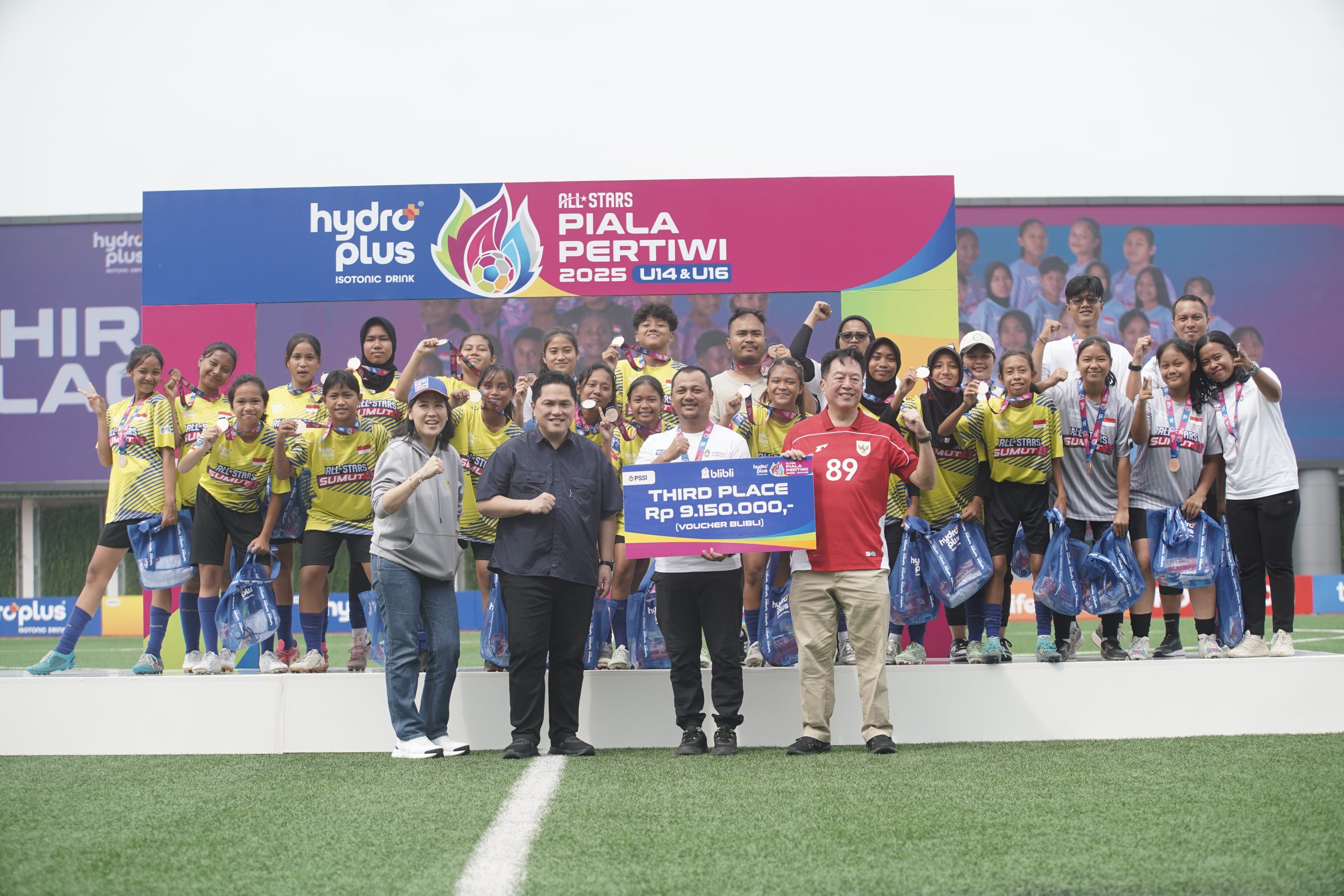 Bandung Juara HYDROPLUS Piala Pertiwi U14 & U16 2025 All Stars ...